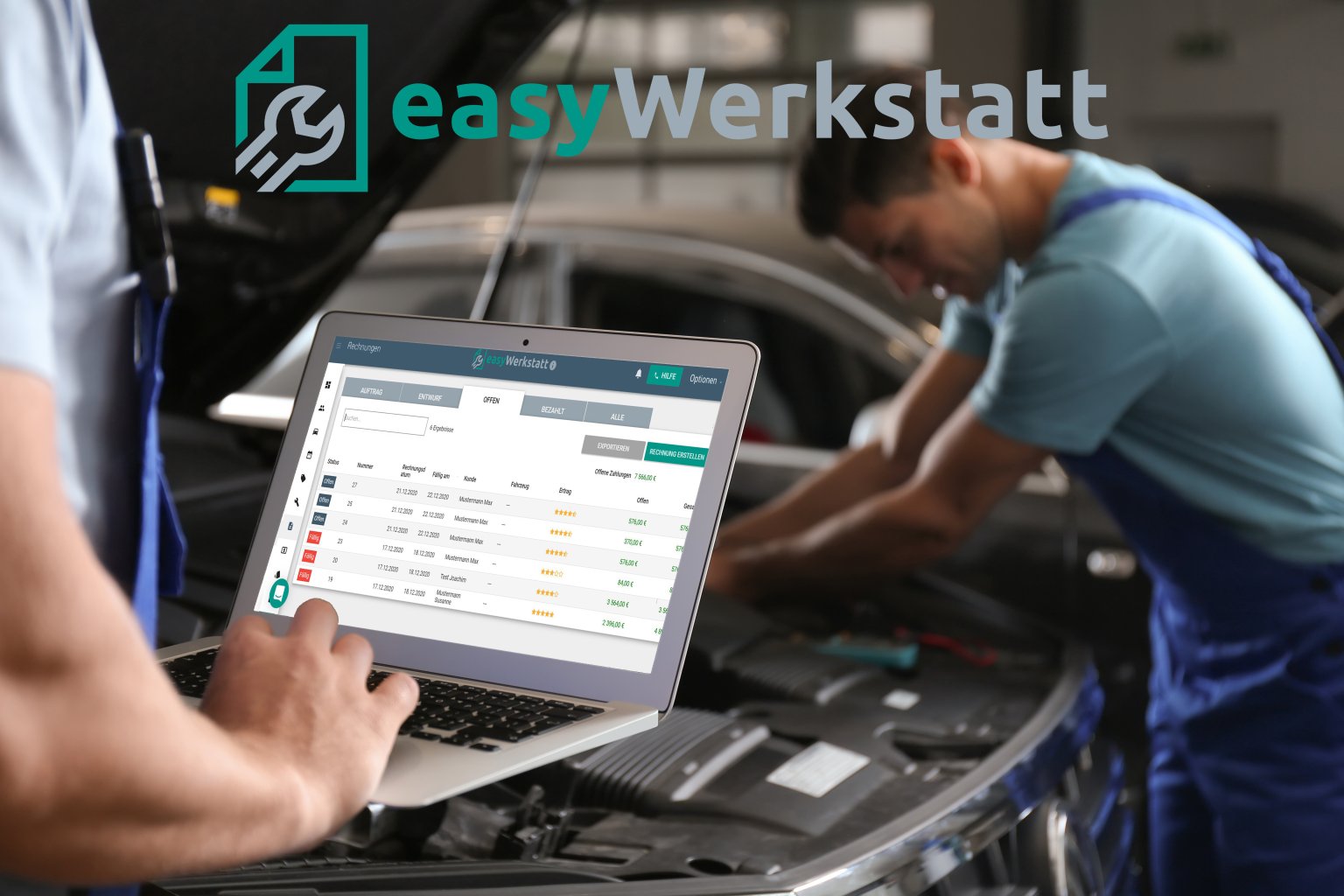 Funktionen der Werkstattsoftware | easyWerkstatt